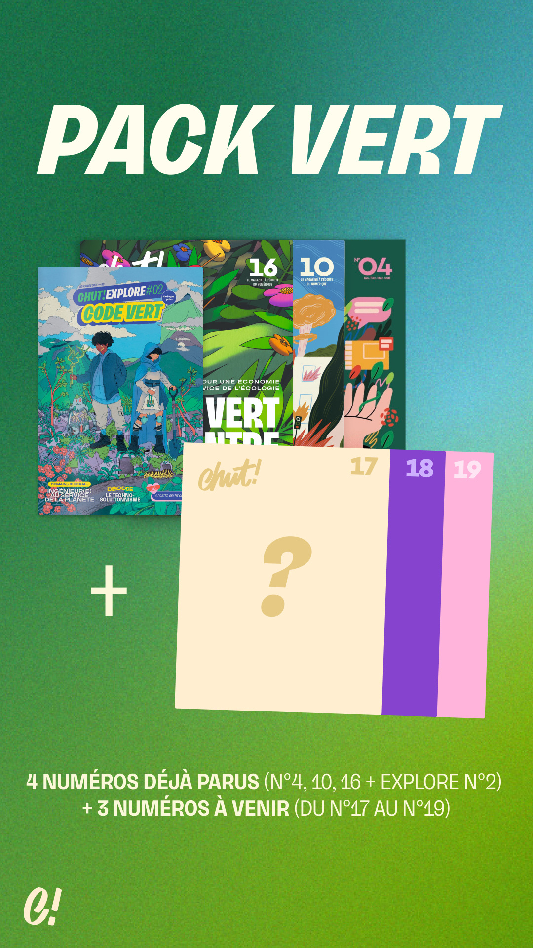 Le Pack Vert | Chut!